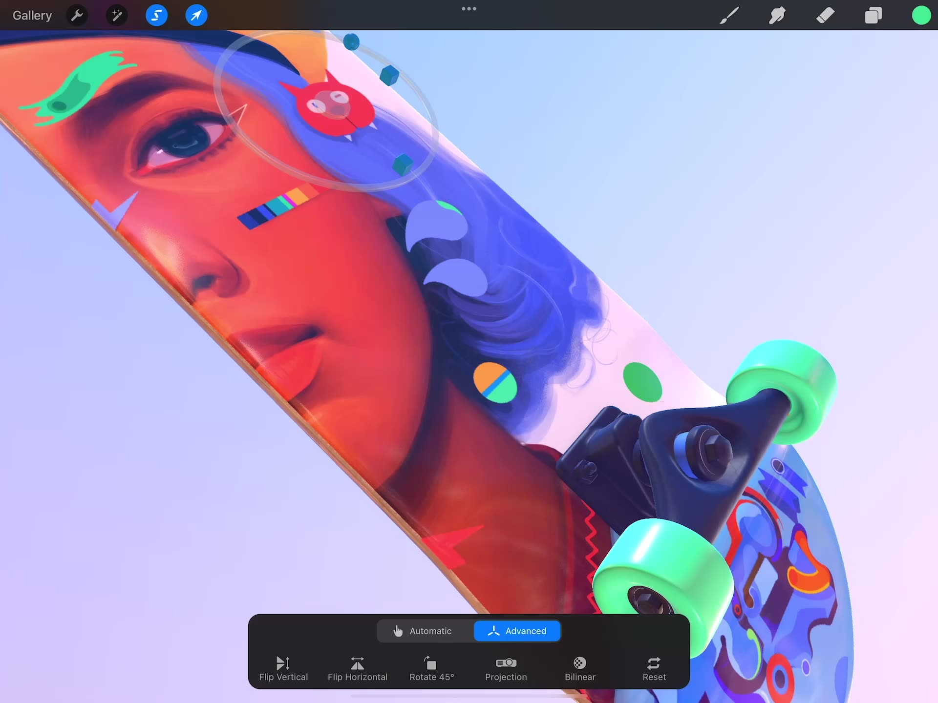 Procreate 3D Model Painting 