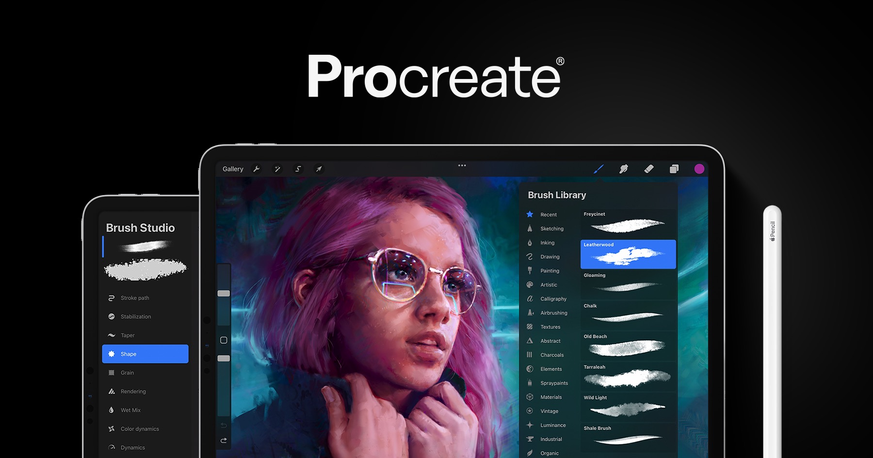 Procreate The World s Biggest Library Of Brushes At You Fingertips 