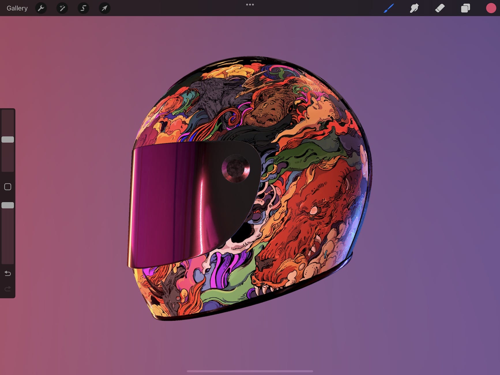 Procreate 3D Model Painting 